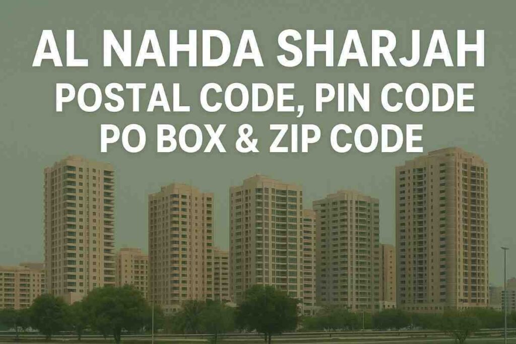 Al Nahda Sharjah Pin Code | Location & Address Info - Khaleejtip.com